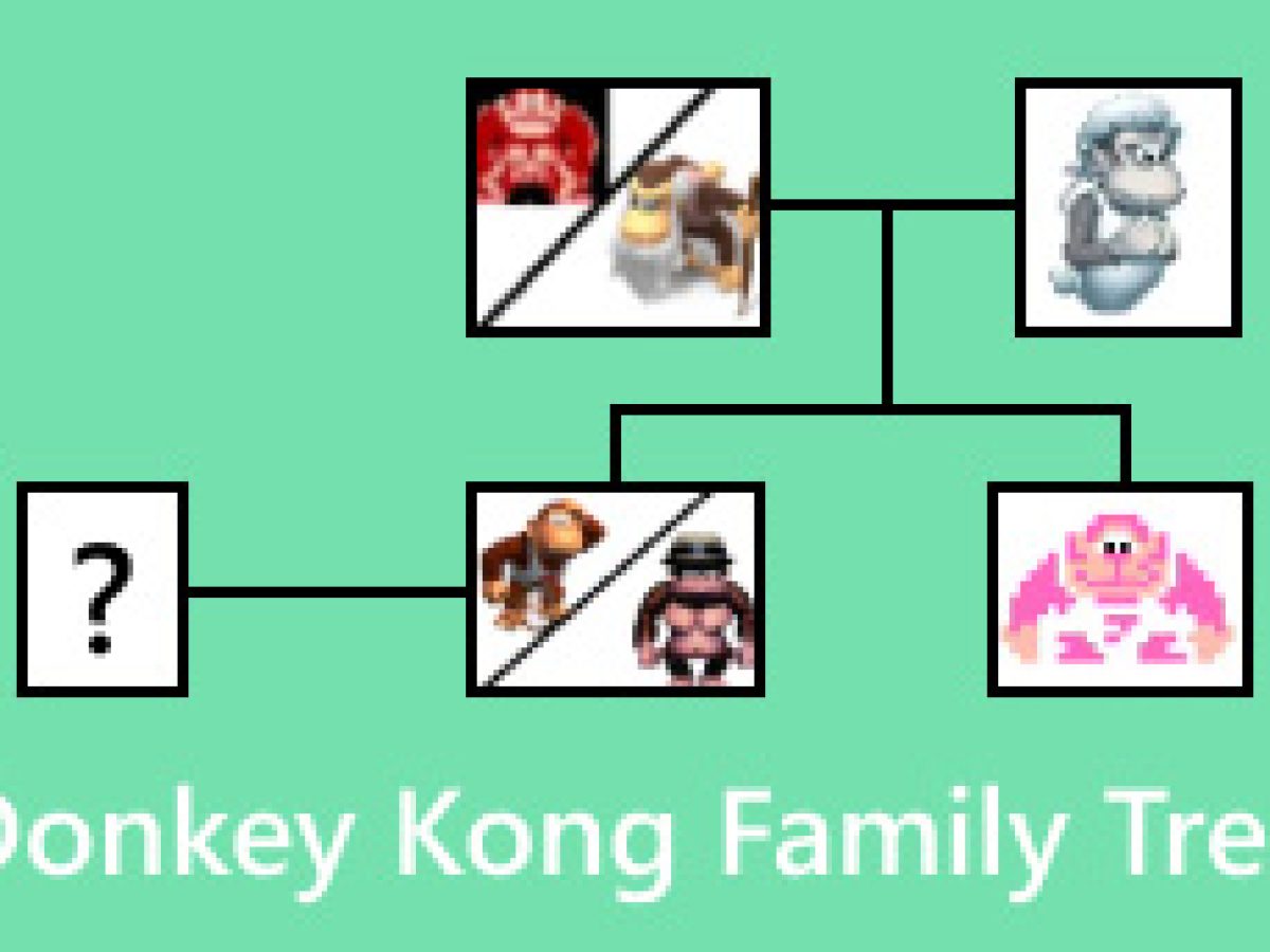 Donkey Kong Family Tree Cranky Kong Super Mario Wiki, The Mario